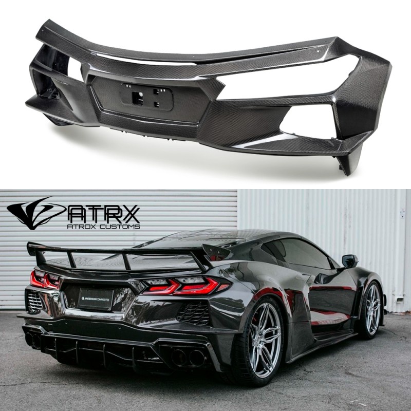 Paquete Wide Track Body Kit Fascias Salpicaderas Carbono Corvette C8 ...
