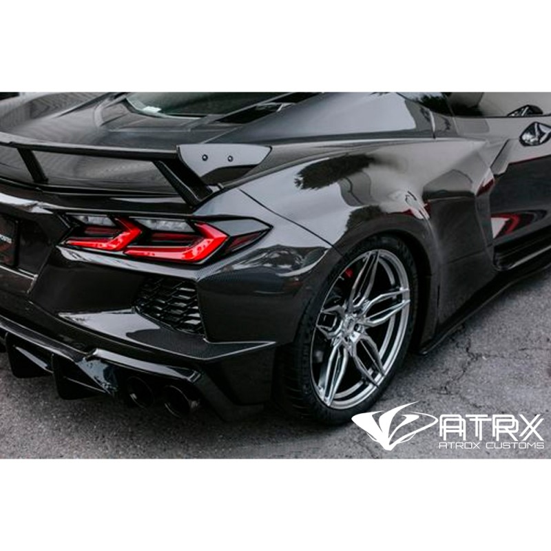 Paquete Wide Track Body Kit Fascias Salpicaderas Carbono Corvette C8 ...