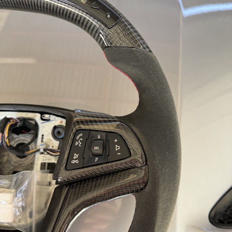 Volante LED Carbono Alcantara Chevrolet Camaro 2014 - 2015