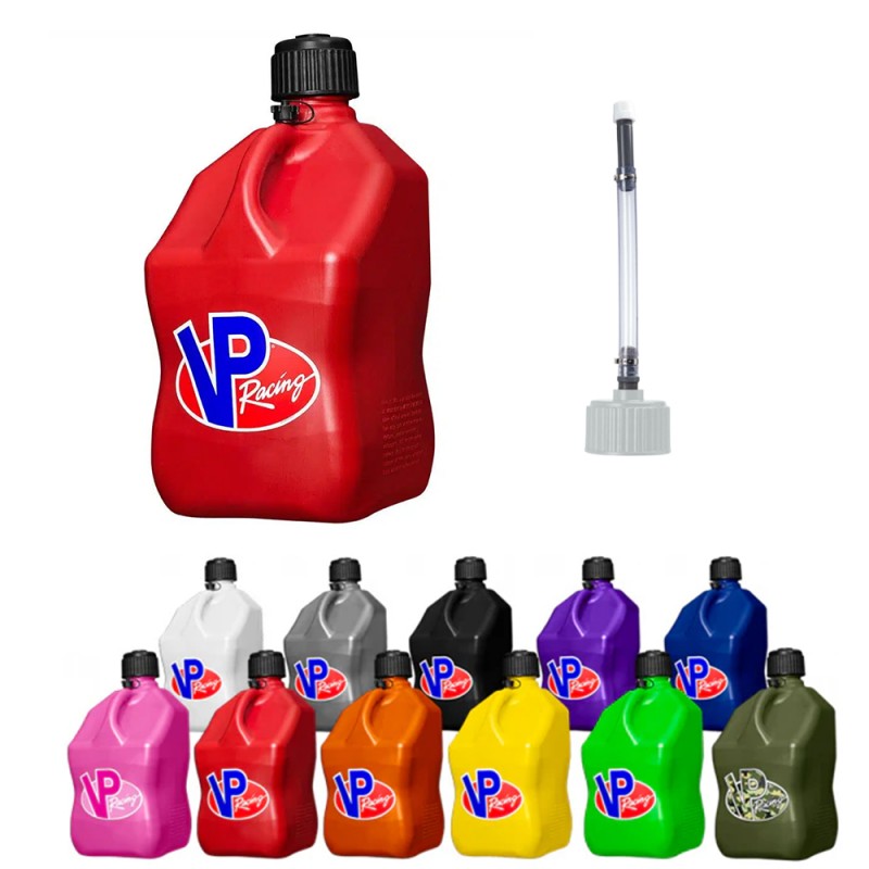 Bote Bidón Gasolina 5.5 Gal 21 Litros Auto Moto VP Racing Manguera