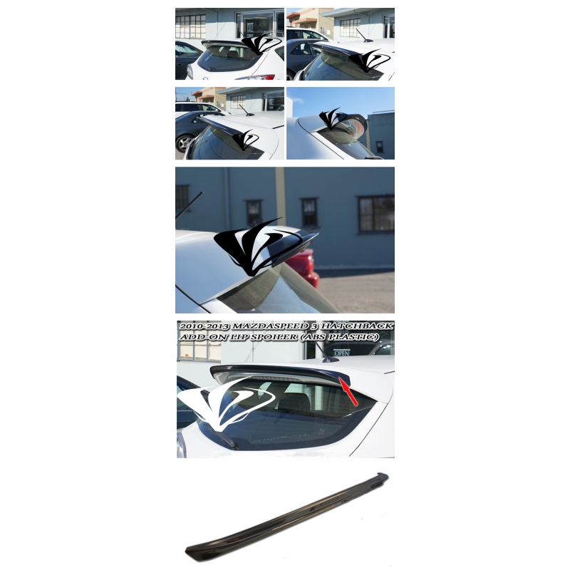 Lip Spoiler Add Mazdaspeed Hatchback Mazda 3 Speed